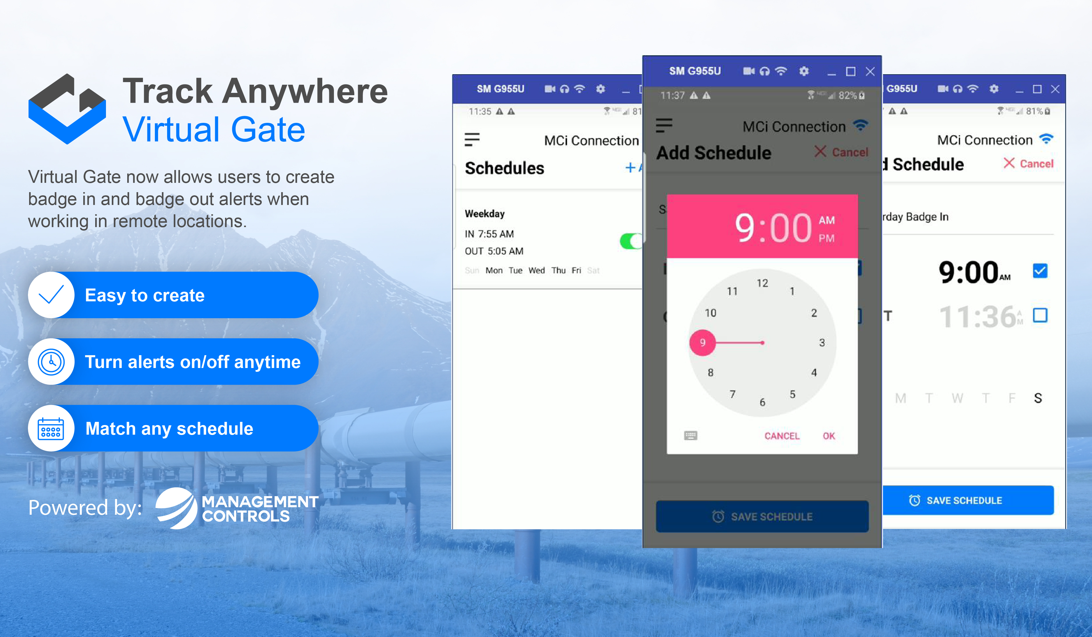 New Track Anywhere Badge In/Out Alerts